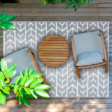 Stylish Camping Reversible Graphic Patio Mat - Walmart.com