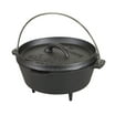 Stansport 2 QT Pre-Seasoned Cast Iron Dutch Oven with Legs, Easy to ...