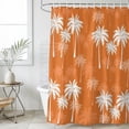 54x78 Inch Shower Curtain Decorative Tropical Palm Tree Bathtub Bath ...