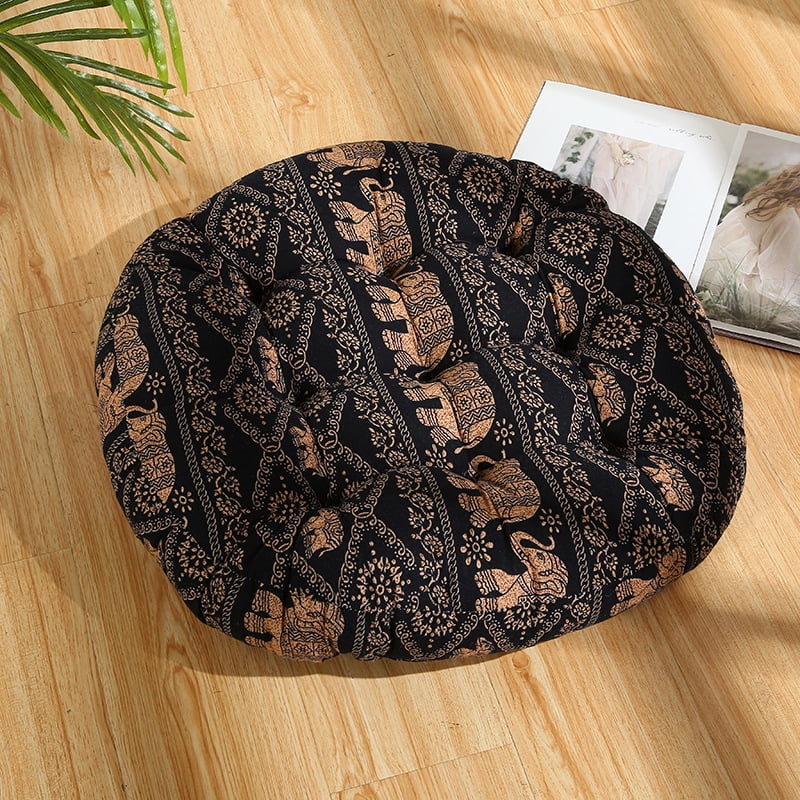 22 inches Large Floor Pillow 4 inches Thicken Seat Chair Cushion Round ...
