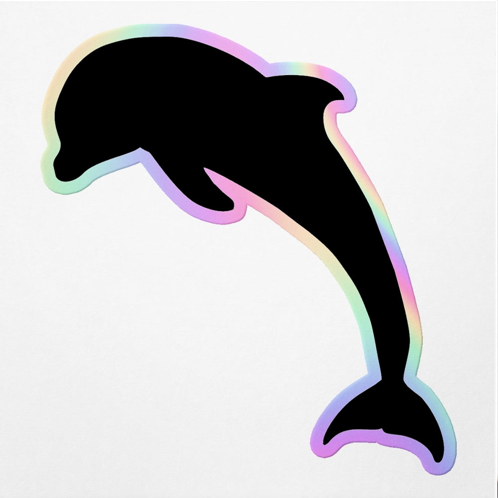Vinyl Stickers Decals Of Dolphin V2 - Apply On Any Smooth Surfaces ...