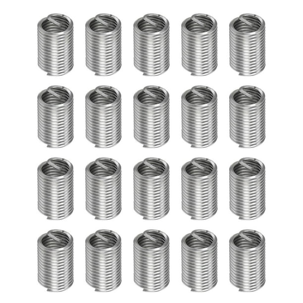 20uds Cable Rosca Inserciones M12 x 1.75 2.5D 30mm 304 Inoxidable Acero ...