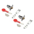 2Pcs Mortice Door Bolts with Star Key AntiTheft Door Security Rack ...