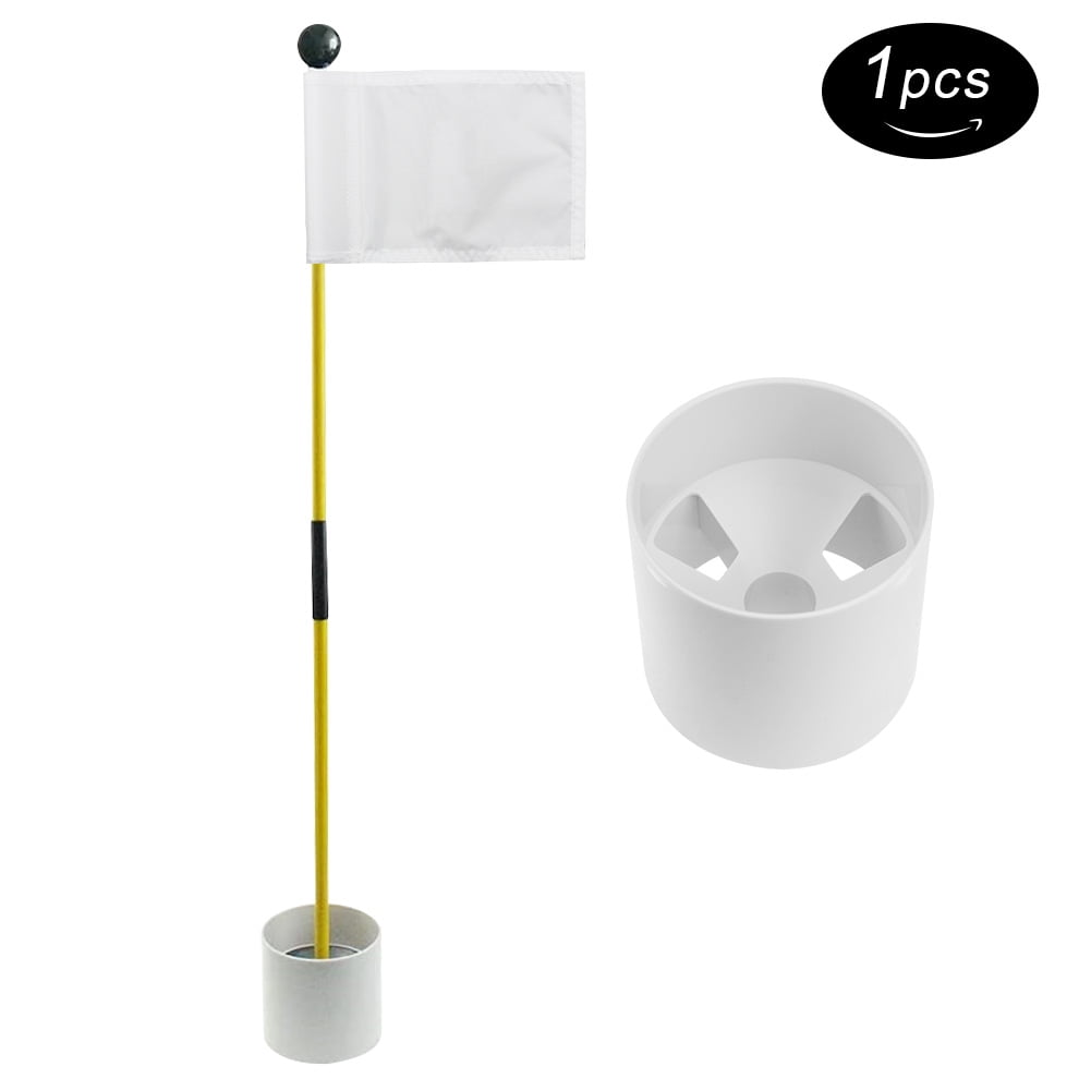 Crestgolf Golf Flagstick Backyard Putting Green Flag Hole Cup Set Golf ...