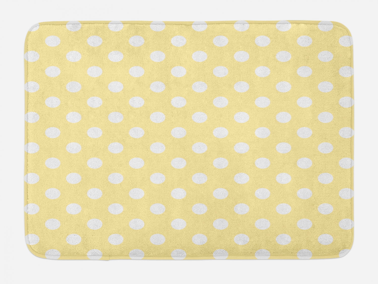Kids Bath Mat, Retro Style Spotty Pattern with Symmetrical White Dots ...