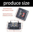 Flame Resistant ABS Speakers Terminals Box Speakers Wiring Hub 4Channel ...