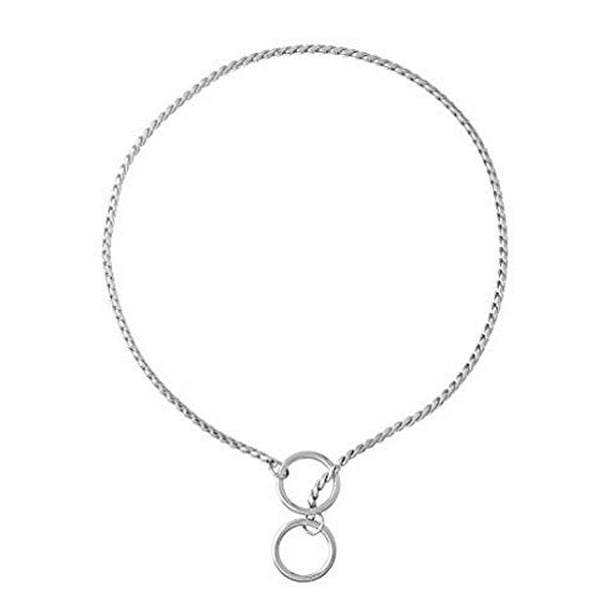 Show Dog Collars Chrome Snake Chains Classy Lightweight Accessory ...