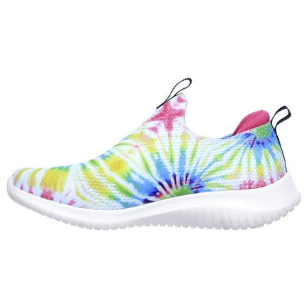 Skechers Kids Girls' Ultra Flex-Groovin Vibes Sneaker, Multi, 11.5 ...