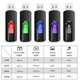 KOOTION 5-Pack 16GB USB 2.0 Retractable Flash Drives for Computer and ...