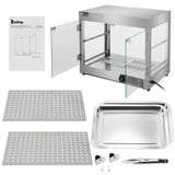 Zimtown 2-Tier 800W Countertop Warming Tray, Commercial Food Warmer ...