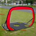 Pluokvzr Pop Up Play Children's Football Goal Net, Foldable & Portable ...