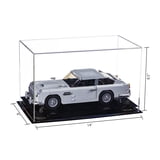 Versatile Deluxe Clear Acrylic Display Case - Medium Rectangle Box with ...