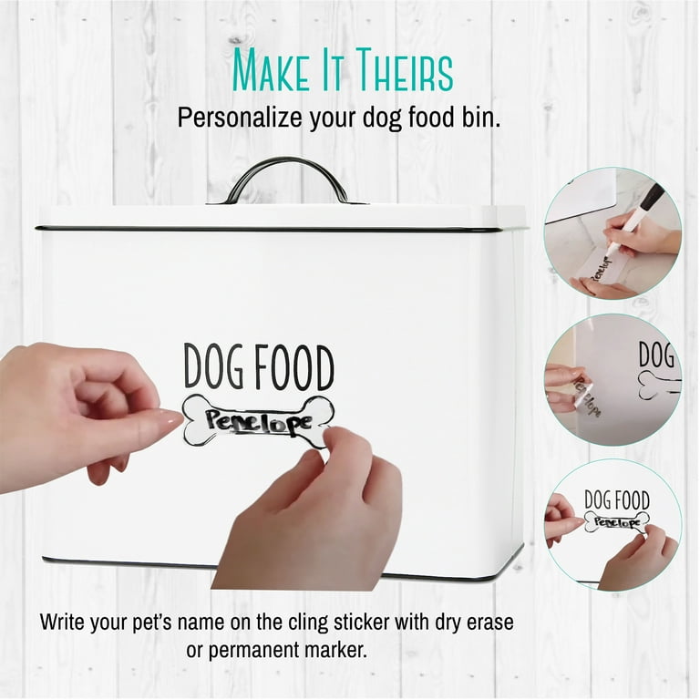 Decorative Dog Food Containers