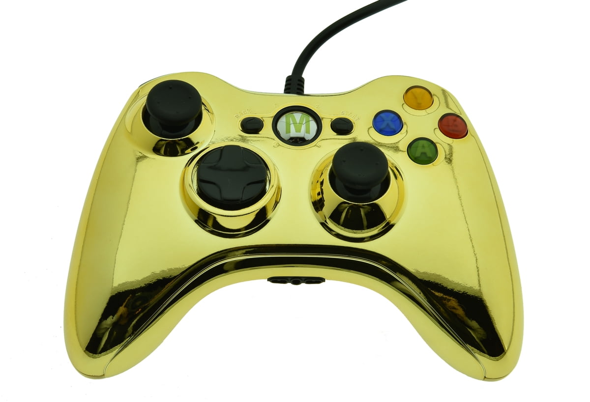 Control alámbrico compatible con Xbox 360 y PC, Dorado | Walmart en línea