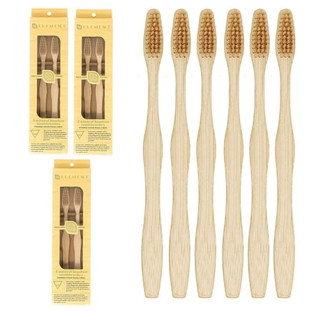 Bamboo Toothbrushes, Eco-Friendly Soft Bristles Toothbrush ...