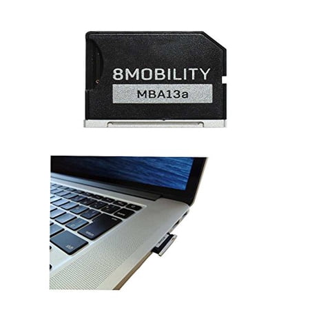 8MOBILITY iSlice Micro SD Card Adapter Compatibe with MacBook Air 13 ...
