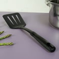 Mainstays Slotted Kitchen Turner Nylon Black Soft Grip Handle ...