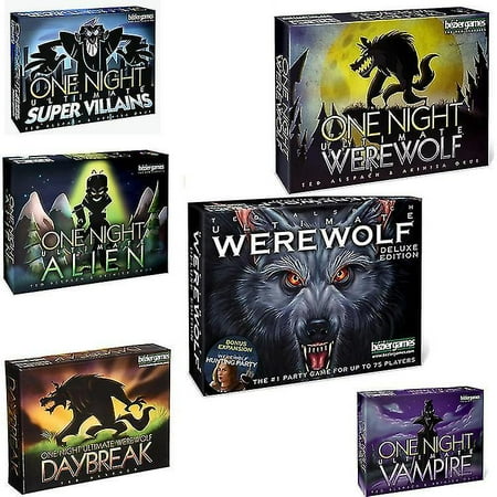 One Night Ultimate Werewolf Board Games fun family Daybreak vampire ...