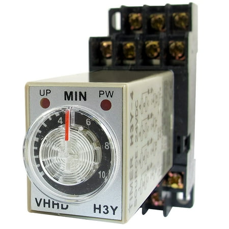 DC 24V 0-10 Minute 10m Timer Power On Delay Time Relay 14 Pin H3Y-4 ...