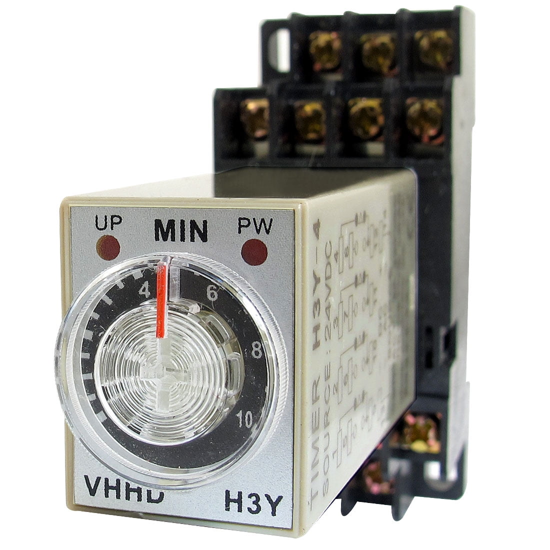 Unique Bargains Unique Bargains DC 24V 10Min 0 10 Minute Delay Timer Unique Bargains Unique Bargains DC 24V 10Min 0 10 Minute Delay Timer