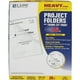 C-Line Project Folders, Jacket, Letter, Poly, Clear, 25/Box - Walmart.com