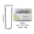 100/200Pcs Double Blocking Pin Straight Pins Fork Pin Needlecraft Pin ...