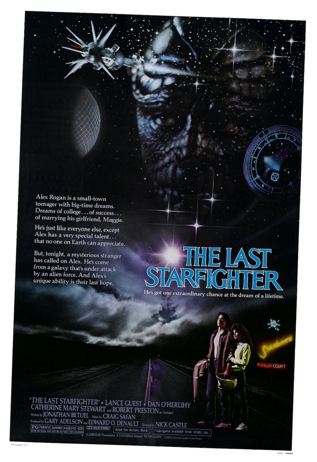 Last Starfighter The Movie Poster Metal Print 12x16 12x16 Square Adults ...