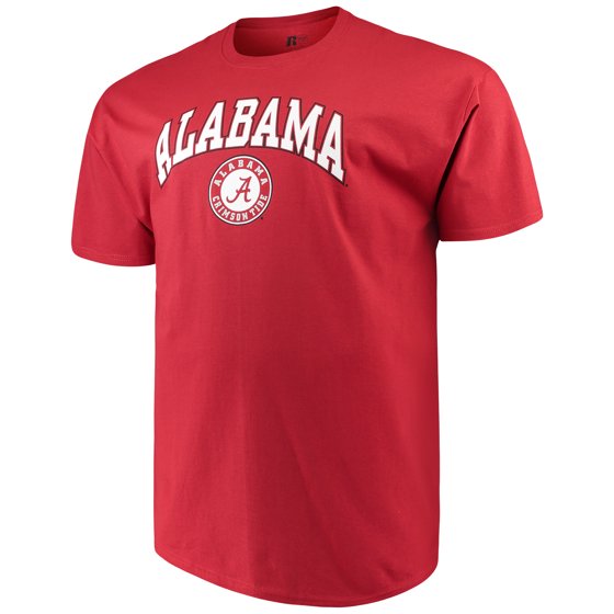 NCAA - Russell NCAA Alabama Crimson Tide, Big Men's Classic Cotton T ...