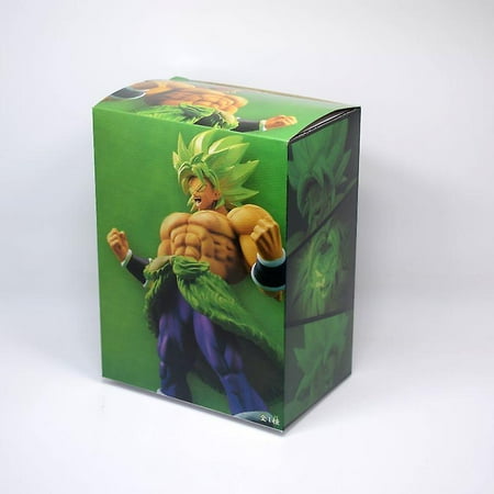 Anime Dragon Ball Angry Broly Figure Green Hair Two Styles Fighting ...