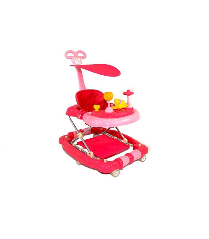 Andadera para Bebés The Baby Shop con Tapete Bastón y Toldo Rosa ...