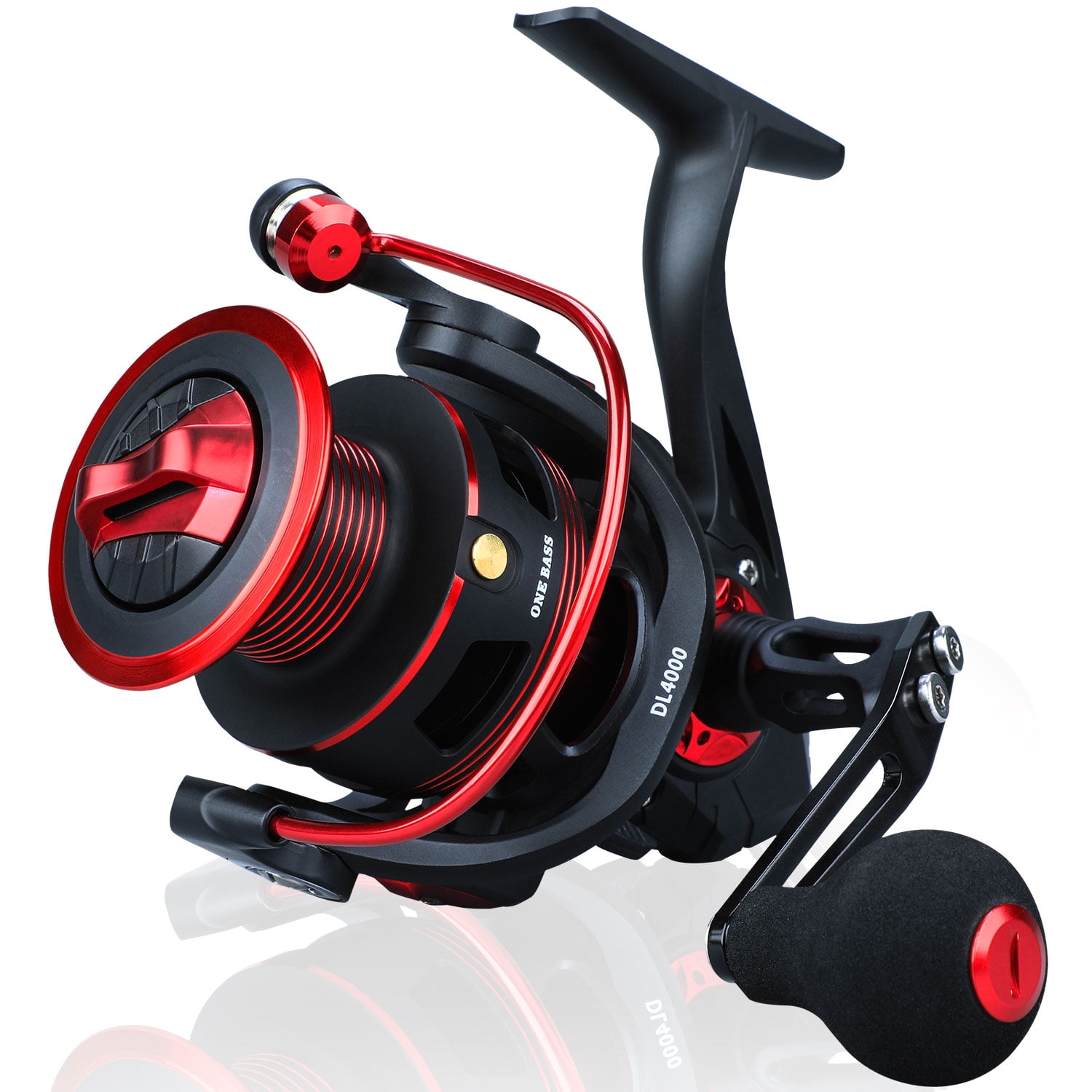 Sougayilang Lightweight Spinning Reel 40LBS Carbon Drag 12+1BB Ultra ...