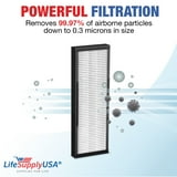LifeSupplyUSA True HEPA Filter Replacement Compatible with Alen TF30 ...