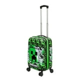 Minecraft Creeper 20” Carry-On Luggage With Wheels And Retractable ...