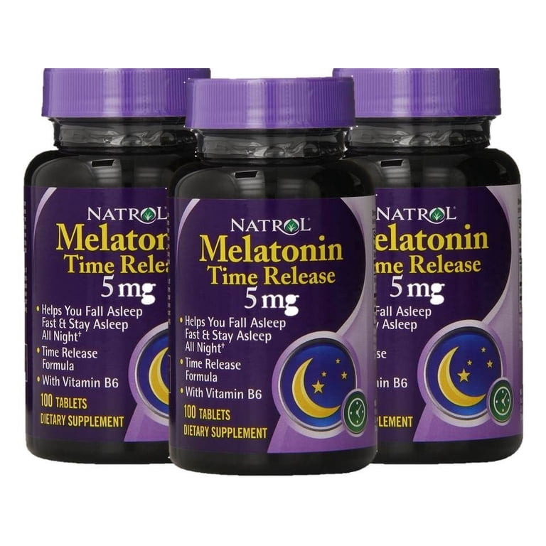 Natrol Melatonin Tr 5 Mg Time Release Tablets 100 Tablets Natrol