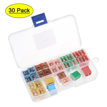 Automotive Mini Cartridge Fuses Set 32V 20A 25A 30A 40A 50A 60A Female ...