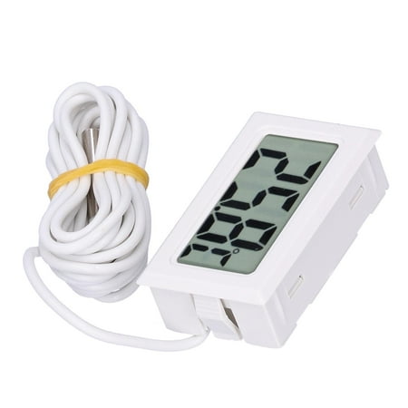 Rdeghly Mini Thermometer,Digital Thermometer Mini LCD Wired Electronic ...