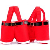 KCEHTA 6PCS Santa Pants Gift Bags, Santa Pants Treat Bags, Portable ...