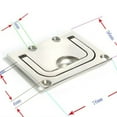Flush Mount Marine Drawer Handle with Lifting Pull - Flush Hatch Handle ...