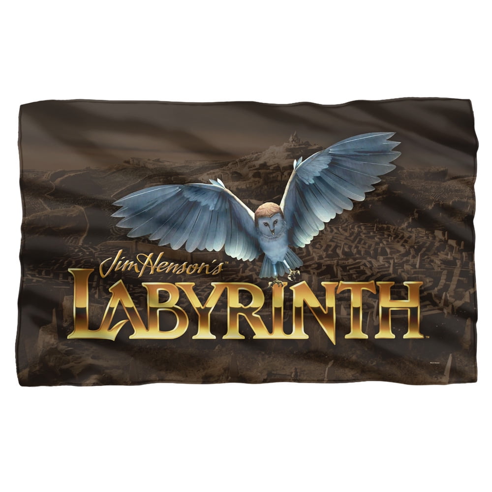 Labyrinth Blanket, 36"x58", Owl Logo Maze, Fleece Blanket - Walmart.com