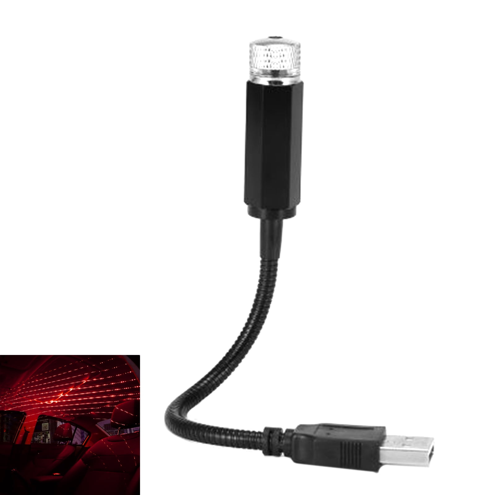 Washranp USB Star Night Lights,Metal 360-Degree Rotatable Interior Star ...