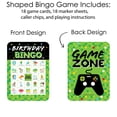 Big Dot of Happiness Game Zone - Picture Bingo Cards and Markers ...