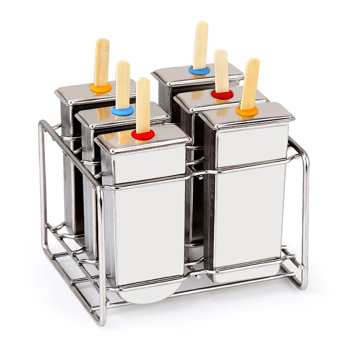 Porta paletas de bricolaje, máquina para hacer helado de acero ...