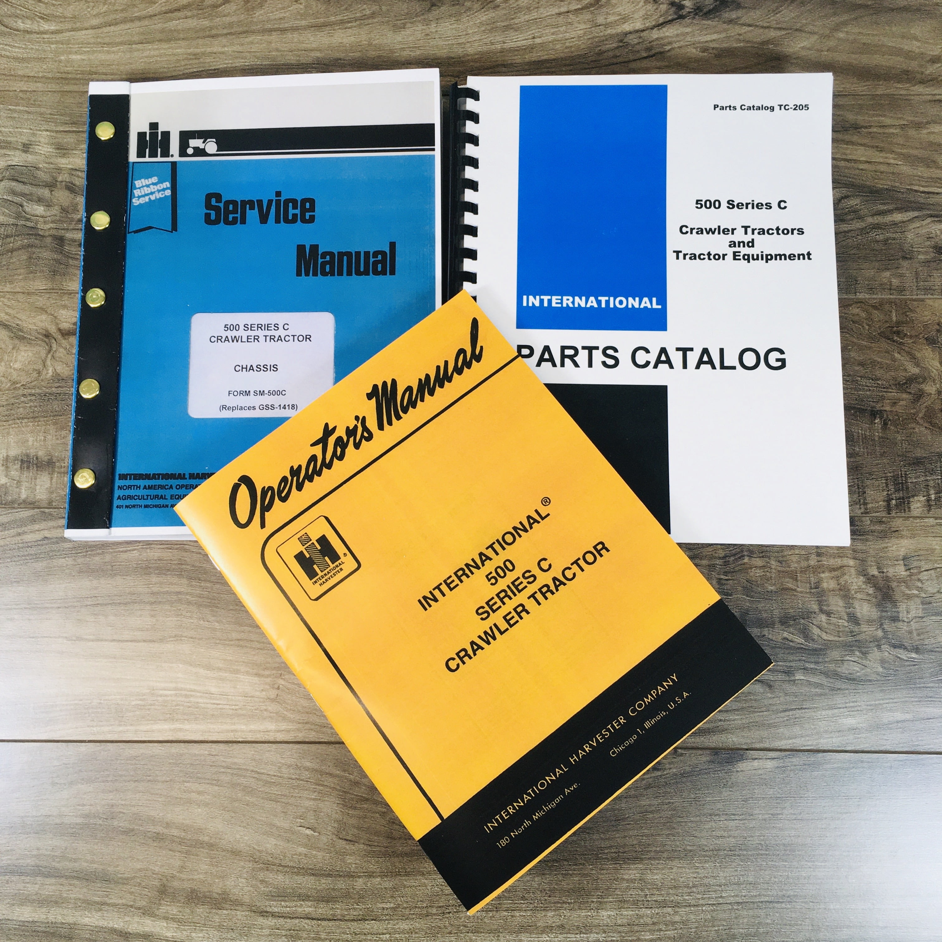 International 500-C 500C Crawler Tractor Service Operators Parts Manual ...