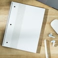 Pen+Gear 1 Subject Notebook, Grid Ruled, 8.5"x 10.5", Poly Cover, 80 ...