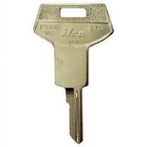 Kaba TM15 1 x 0.08 in. Ilco Nickel Plated Brass Trimark Locks Key Blank ...