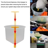 Runbaixing Coolant Funnel Kit, Universal Fit, 15pcs Radiator Flush Set ...