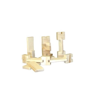 Schylling Makit Kids Wooden Building Set, 70pcs Creative Woodworking ...