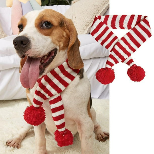 Dog christmas scarf store