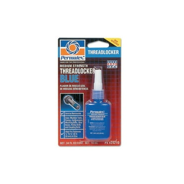 Permatex Surface Insensitive Blue Threadlockers, 50 mL, 3/4 in Thread, Blue - Walmart.com
