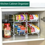 SUFAUY White Stackable Metal Can Dispenser for Refrigerator, Pantry ...
